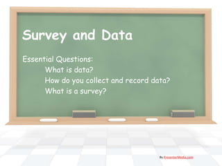 Surveys and data lesson | PPT