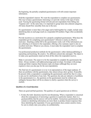 SURVEY TUTORIAL | PDF