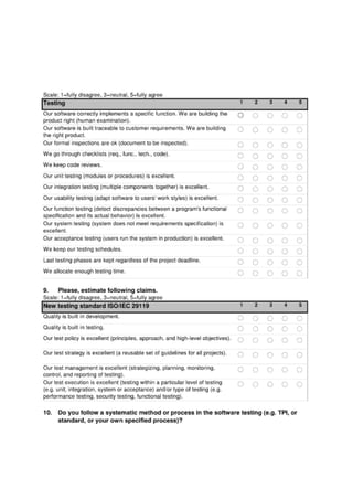 Survey Instrument | PDF