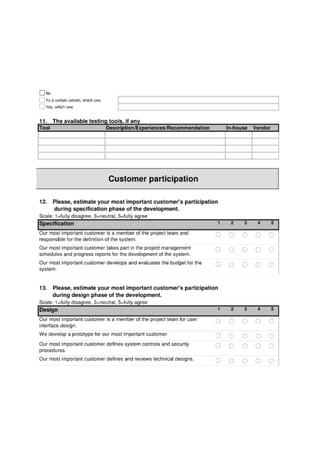 Survey Instrument | PDF