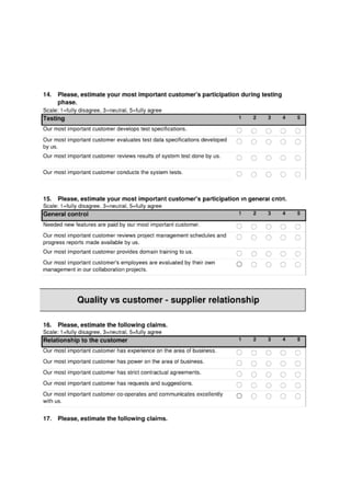 Survey Instrument | PDF