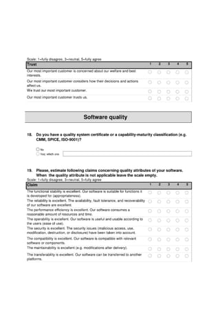 Survey Instrument | PDF