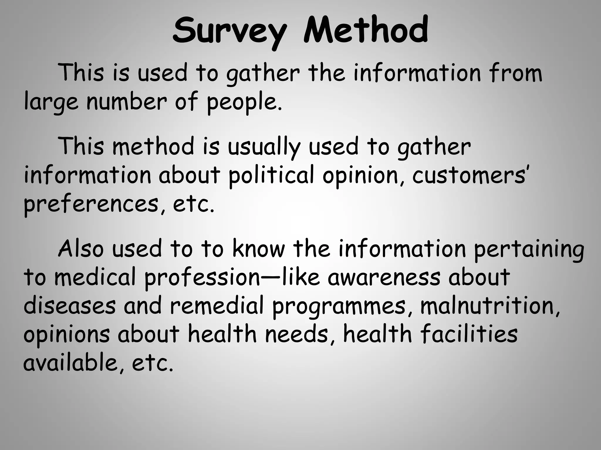 Survey, Statistical and Psychoanalytic Method.pptx