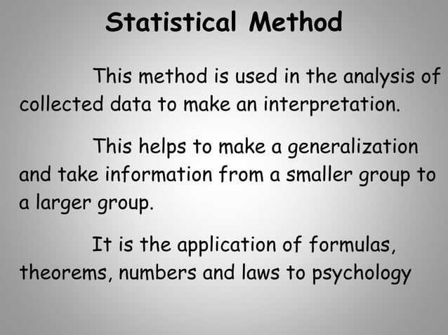 Survey, Statistical and Psychoanalytic Method.pptx