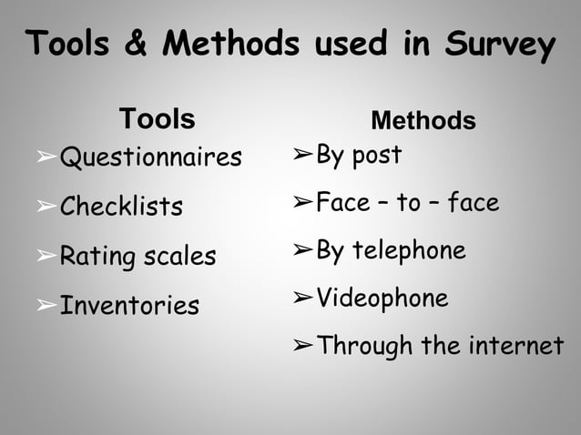 Survey, Statistical and Psychoanalytic Method.pptx