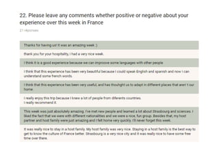 Survey students french mobility | PPT