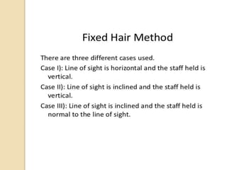 Survey tacheometry | PPT