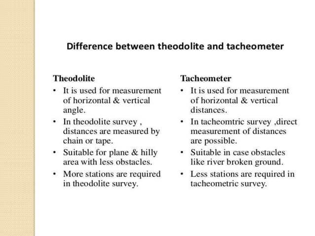 Survey tacheometry | PPTX