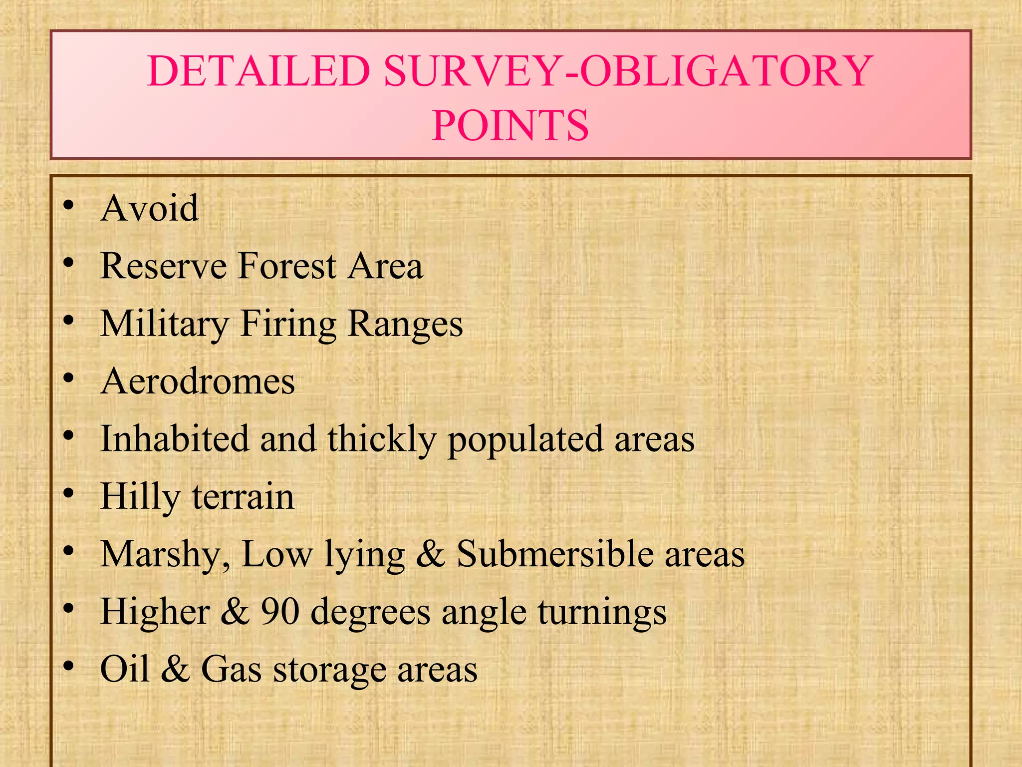 Survey & ts for ehv lines | PPT