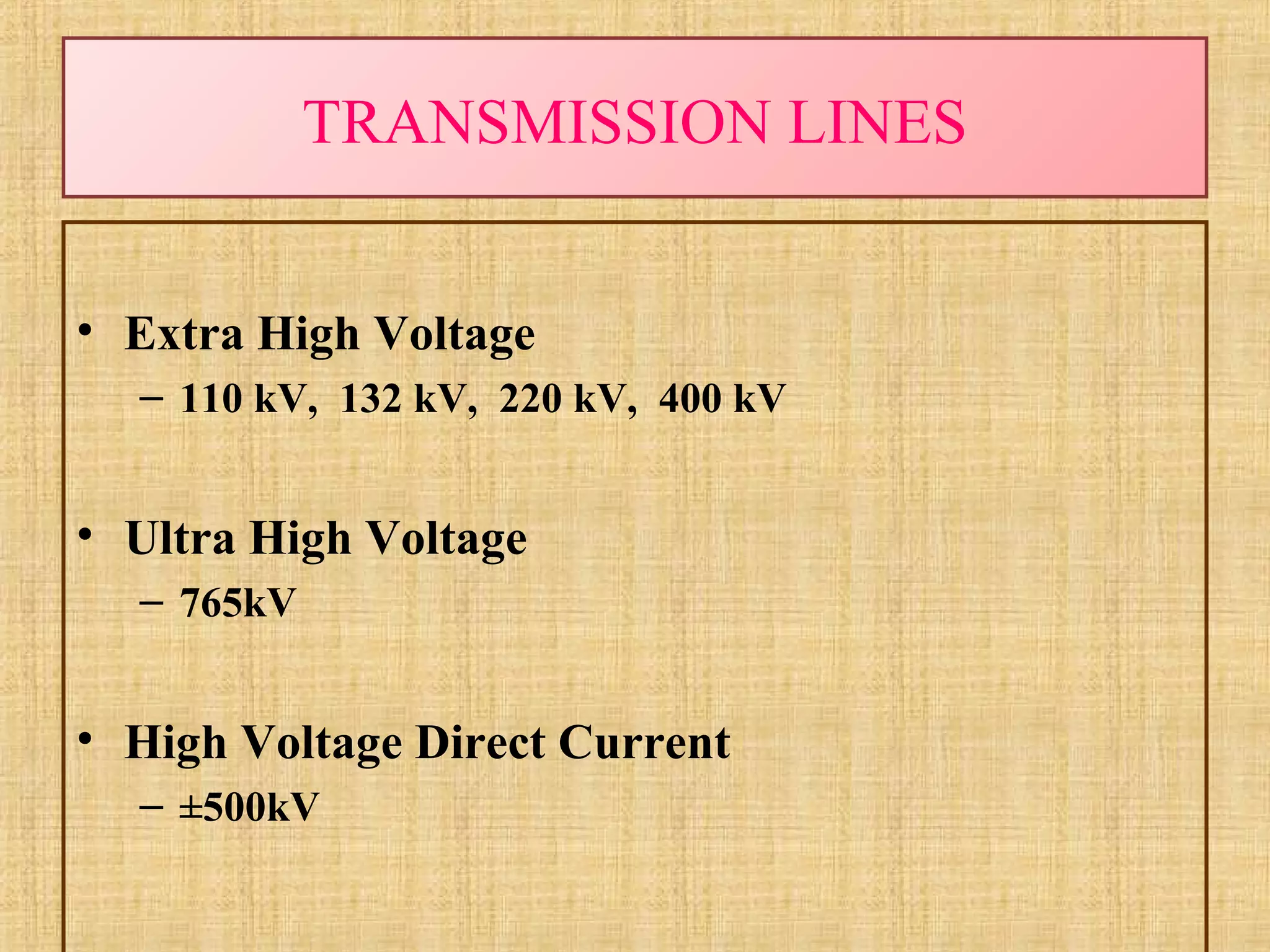 Survey & ts for ehv lines | PPT