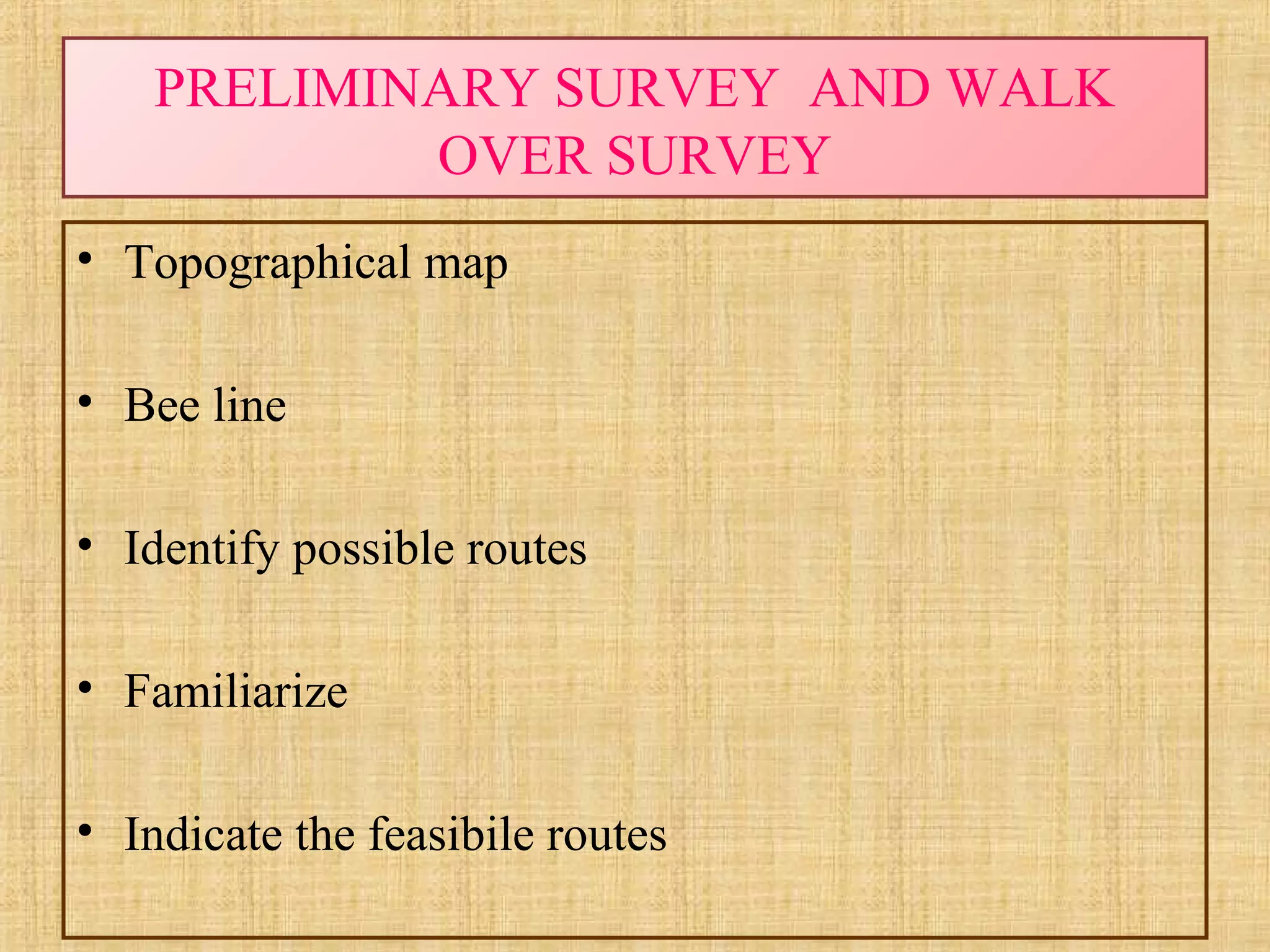 Survey & ts for ehv lines | PPT