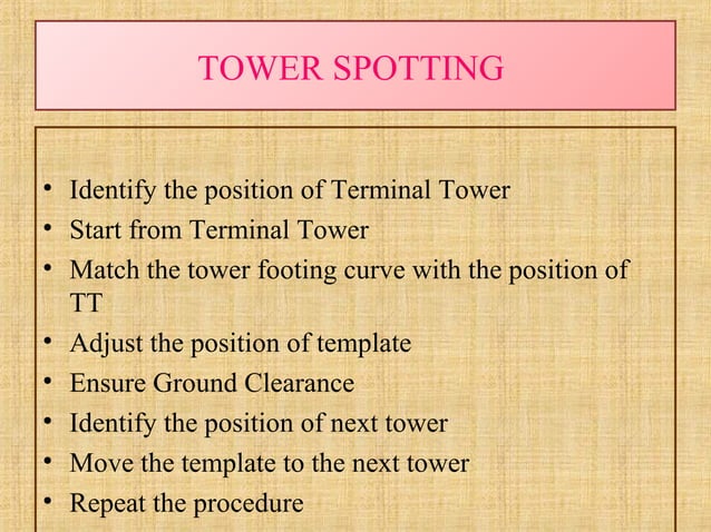 Survey & ts for ehv lines | PPT | Geography | Science