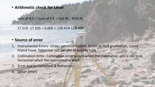 Survey work presentation | PPTX