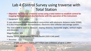 Survey work presentation | PPTX