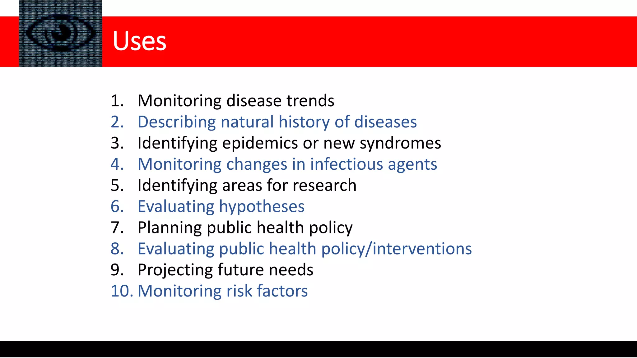 Public health Surveillance | PPTX