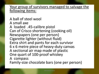 Survival Game | PPTX