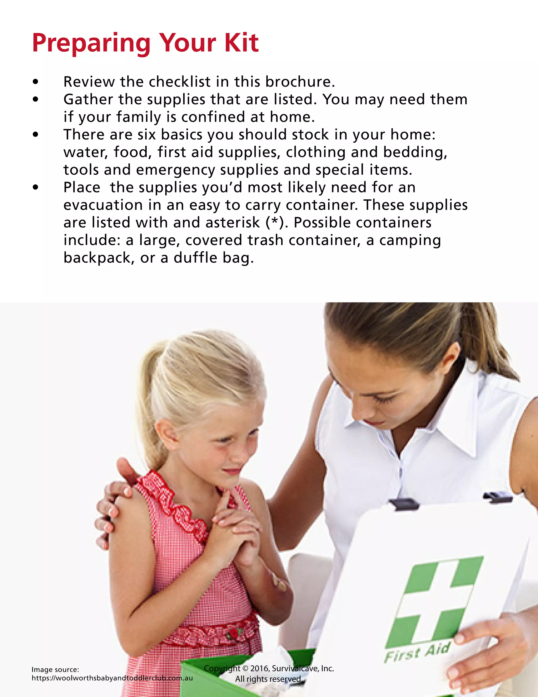 Your Family Preparedness Kit | PDF