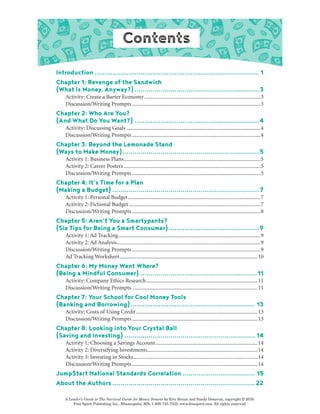 Survival Guide for Money Smarts - The Leader's Guide | PDF