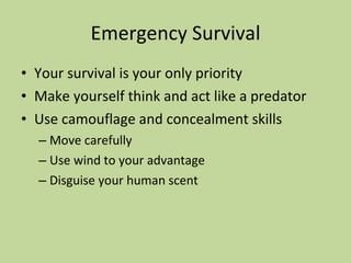Survival - Traps and snares - 715 squadron | PPT