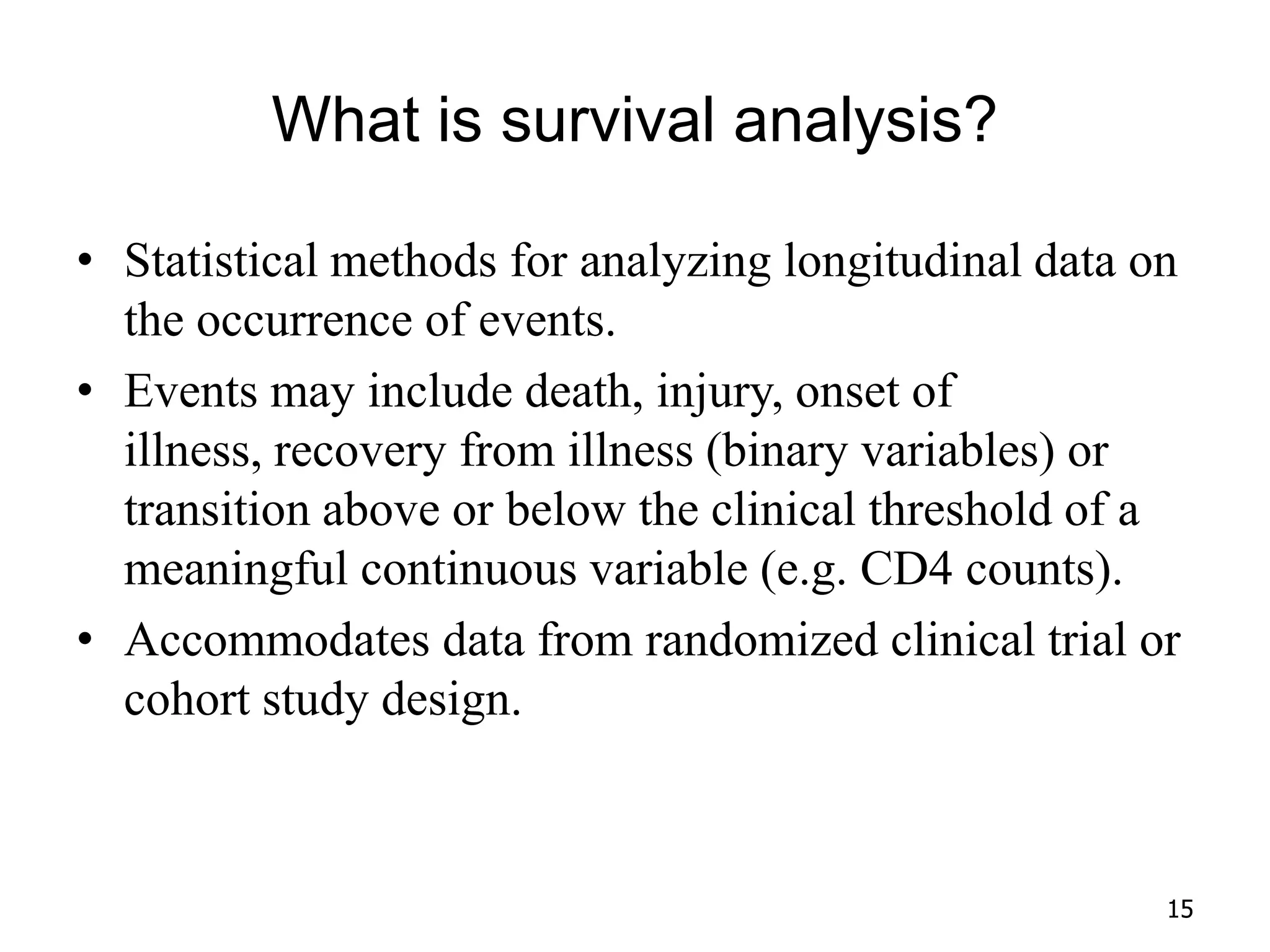 Survival analysis | PPTX