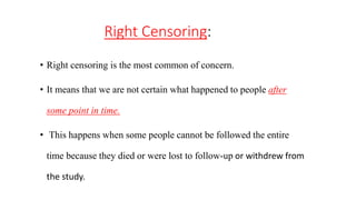 Survival analysis | PPTX