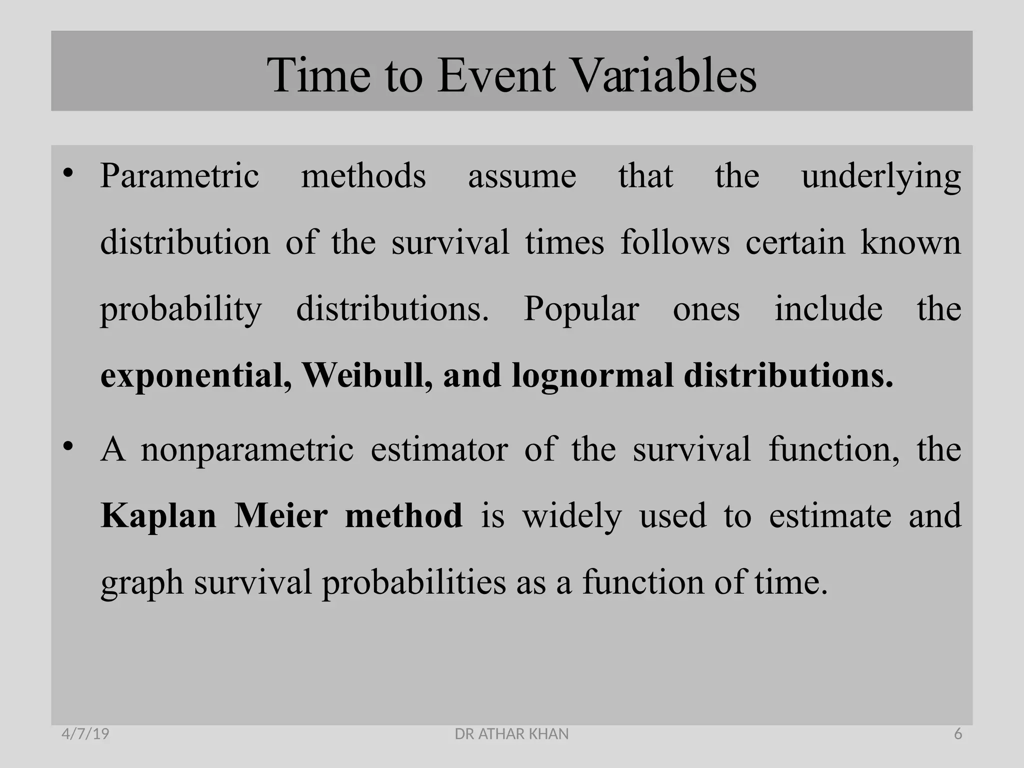 Survival analysis & Kaplan Meire | PDF