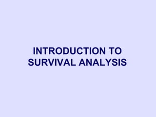 SURVIVAL ANALYSIS.ppt