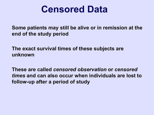 SURVIVAL ANALYSIS.ppt | Cancer | Diseases and Conditions