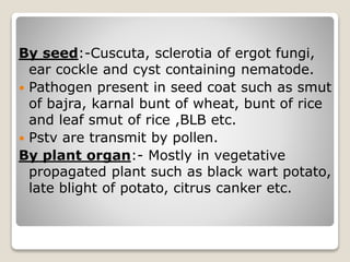 Survival and dispersal of important plant pathogen | PPTX