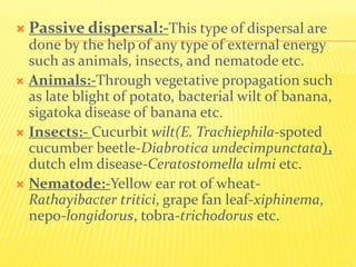 Survival and dispersal of important plant pathogen | PPTX