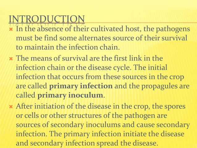 Survival and dispersal of important plant pathogen | PPTX