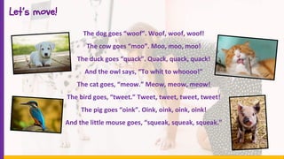 Survival English for kids (going to the pet store) | PPTX