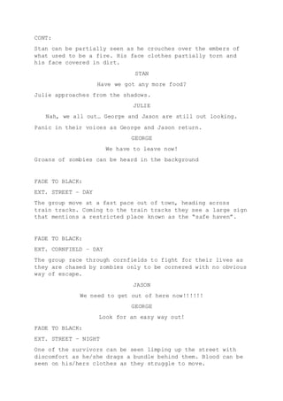 Survival of the damned script | DOCX | Infectious Diseases | Diseases ...