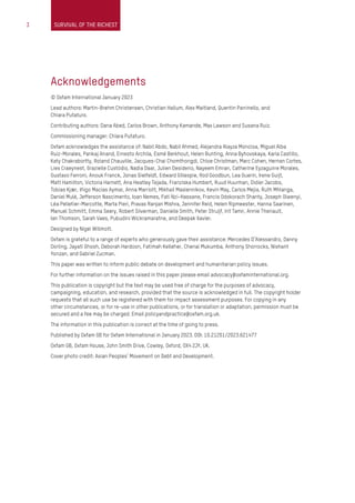 Oxfam Novib: Survival of the richest | PDF