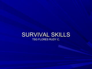 Survival skills | PPT