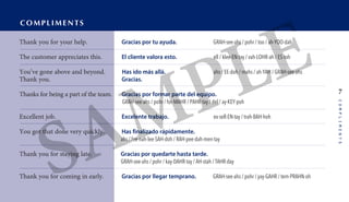'Survival Spanish' booklet for Cintas Corporation 2020 | PPT