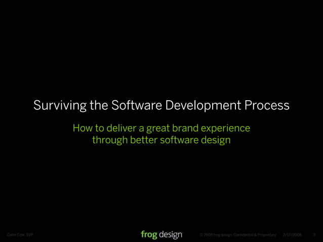 Surviving The Software Development Process | PPT
