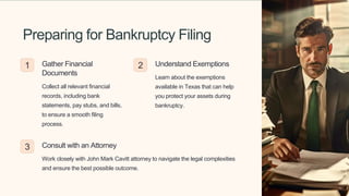 Surviving Bankruptcy in Houston Texas by John Mark Cavitt | PPTX