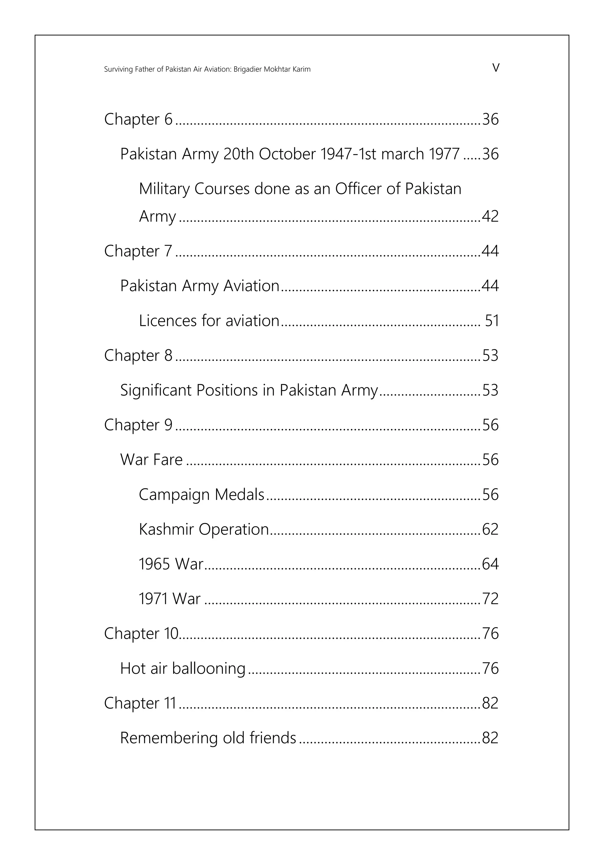 Surviving Father of Pakistan Army Aviation: Brigadier Mokhtar Karim | PDF