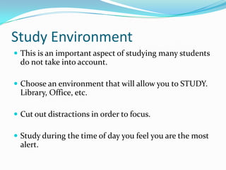 Surviving Final Exams | PPT