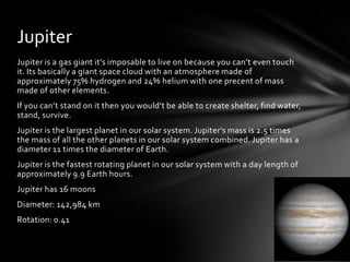 Surviving on other planets | PPTX