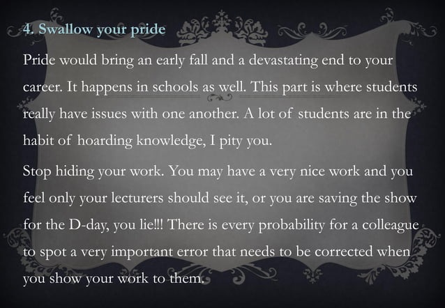 Surviving school of architecture | PPT