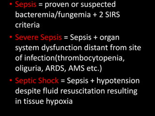 Surviving sepsis | PPTX