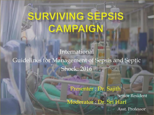 Surviving sepsis guidelines 2018 update | PPTX