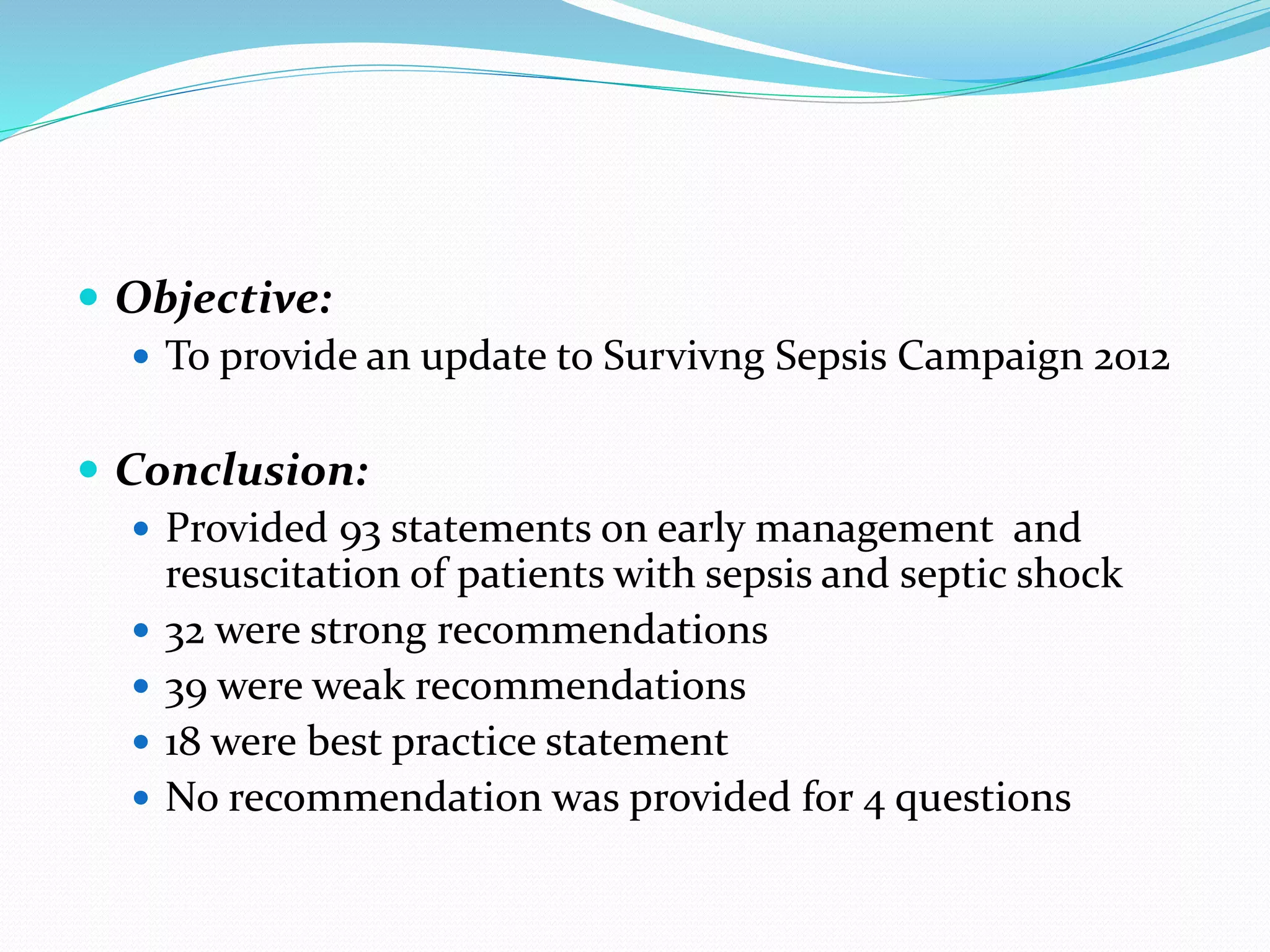 Surviving Sepsis Campaign- International guidelines for management of ...