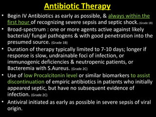 Surviving sepsis Guidelines 2012 | PPT