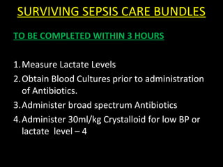 Surviving sepsis Guidelines 2012 | PPT