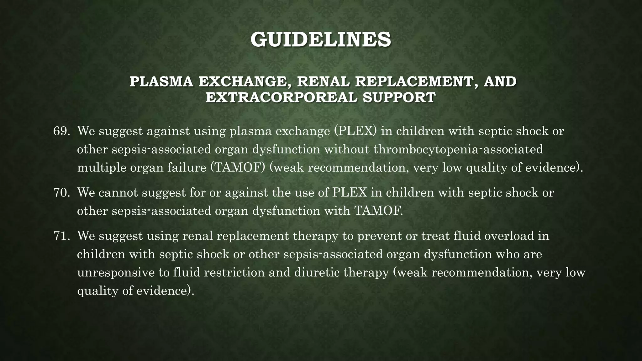 Surviving sepsis campaign international for pediatric | PPTX