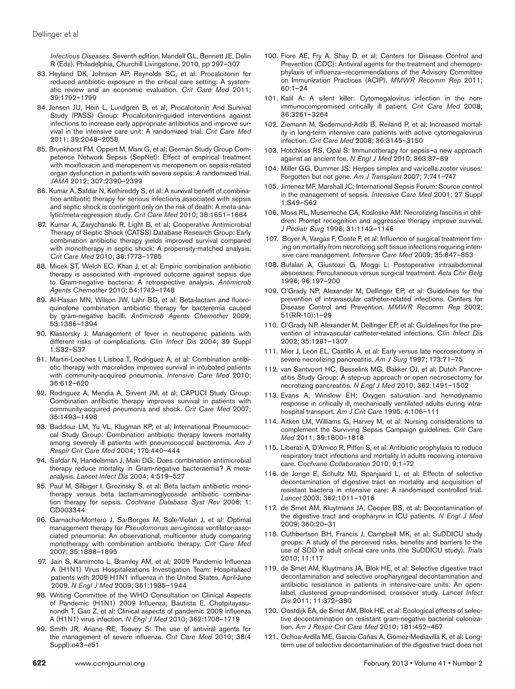 Surviving sepsis guidelines | PDF