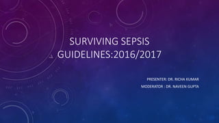 Surviving sepsis guidelines | PPTX